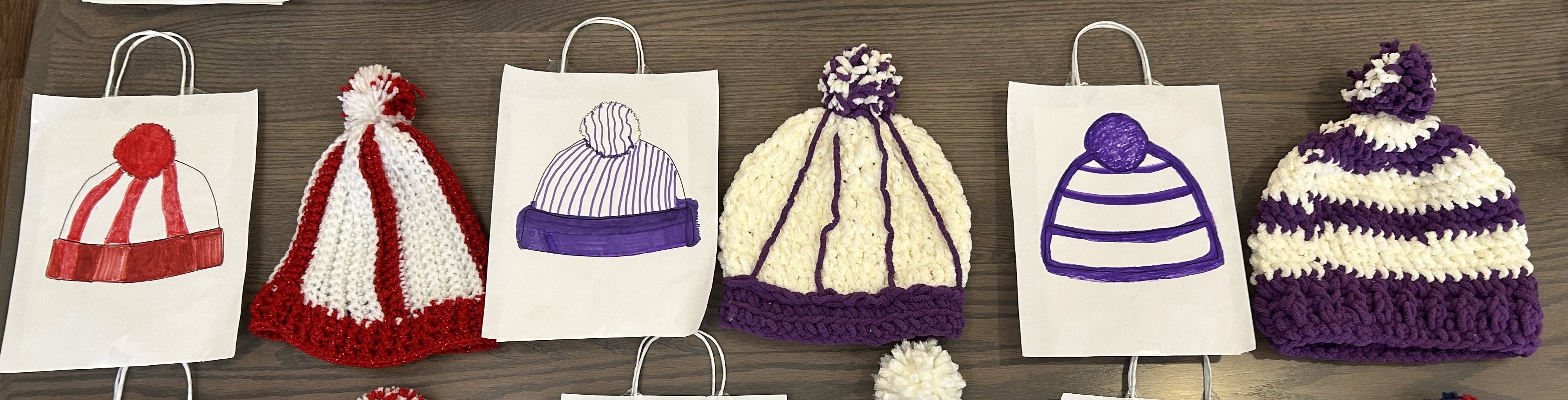 Custom-designed hats make residents feel special